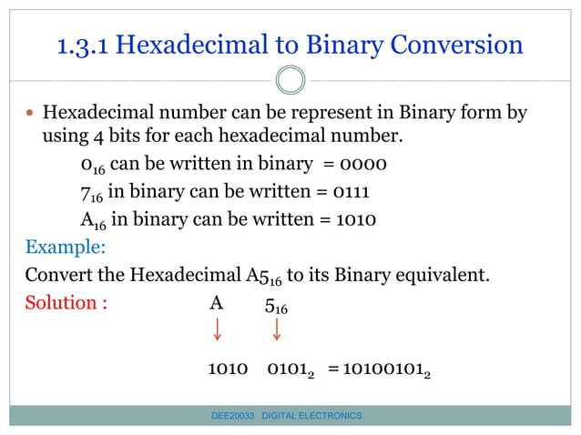 Chapter 1 number and code system sss | PPT