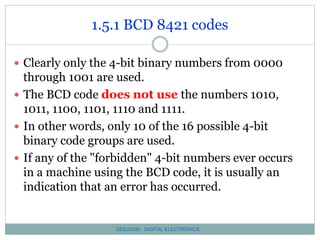 Chapter 1 number and code system sss | PPSX