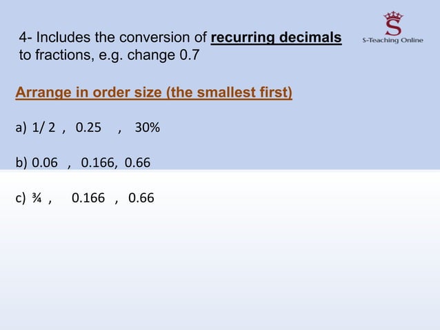 Chapter 1 Numbers IGCSE- part 2 | PDF | Education