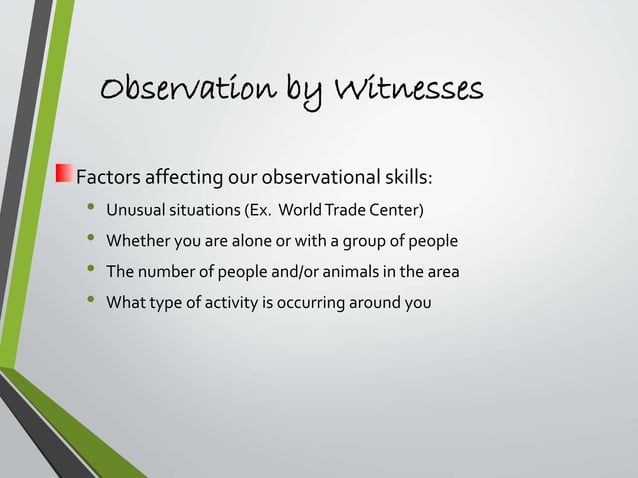 Chapter 1 Observation Skills | PPTX | Science