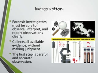 Chapter 1 Observation Skills | PPTX