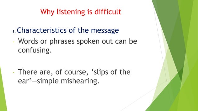 Chapter 1 of how to teach listening | PPT