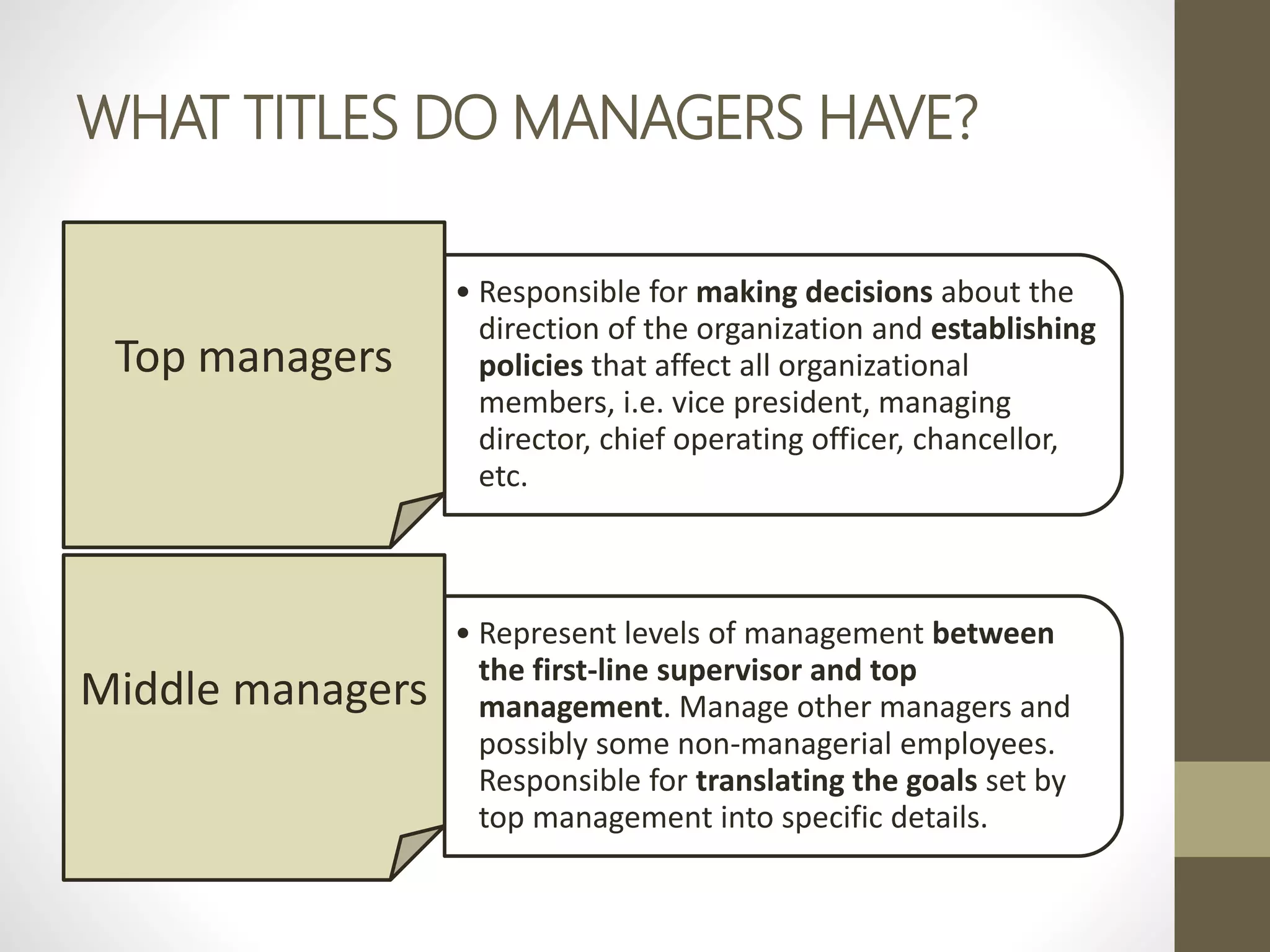 Chapter 1 : Foundations Of Management | PPTX
