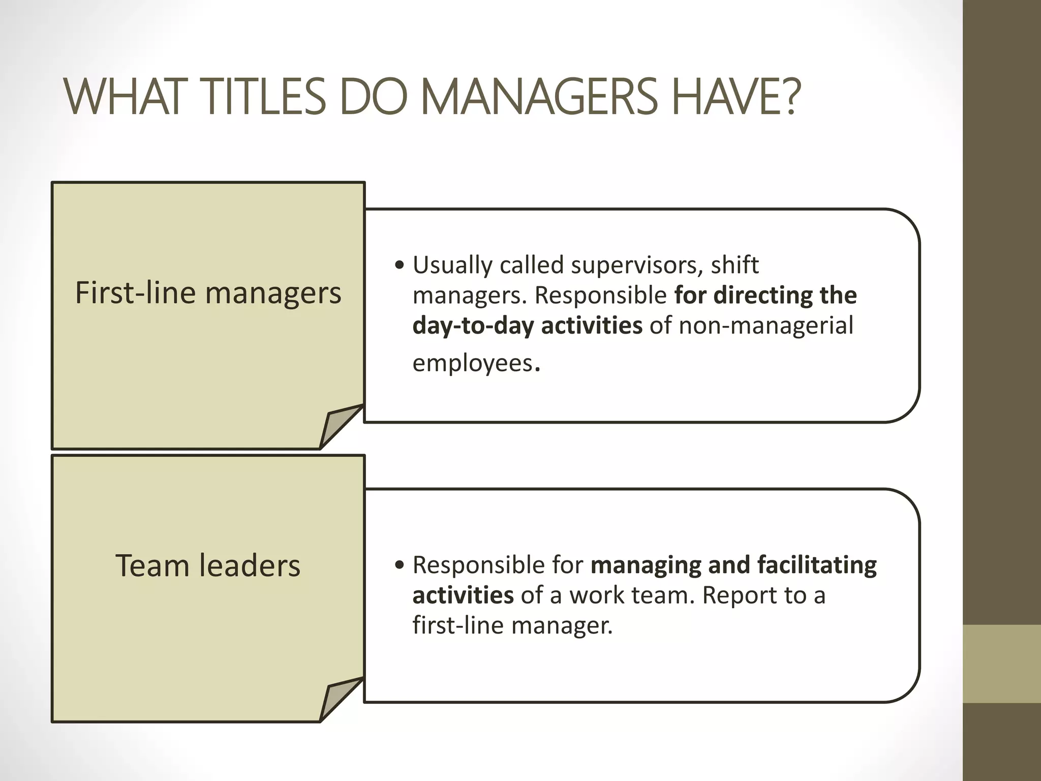 Chapter 1 : Foundations Of Management | PPTX