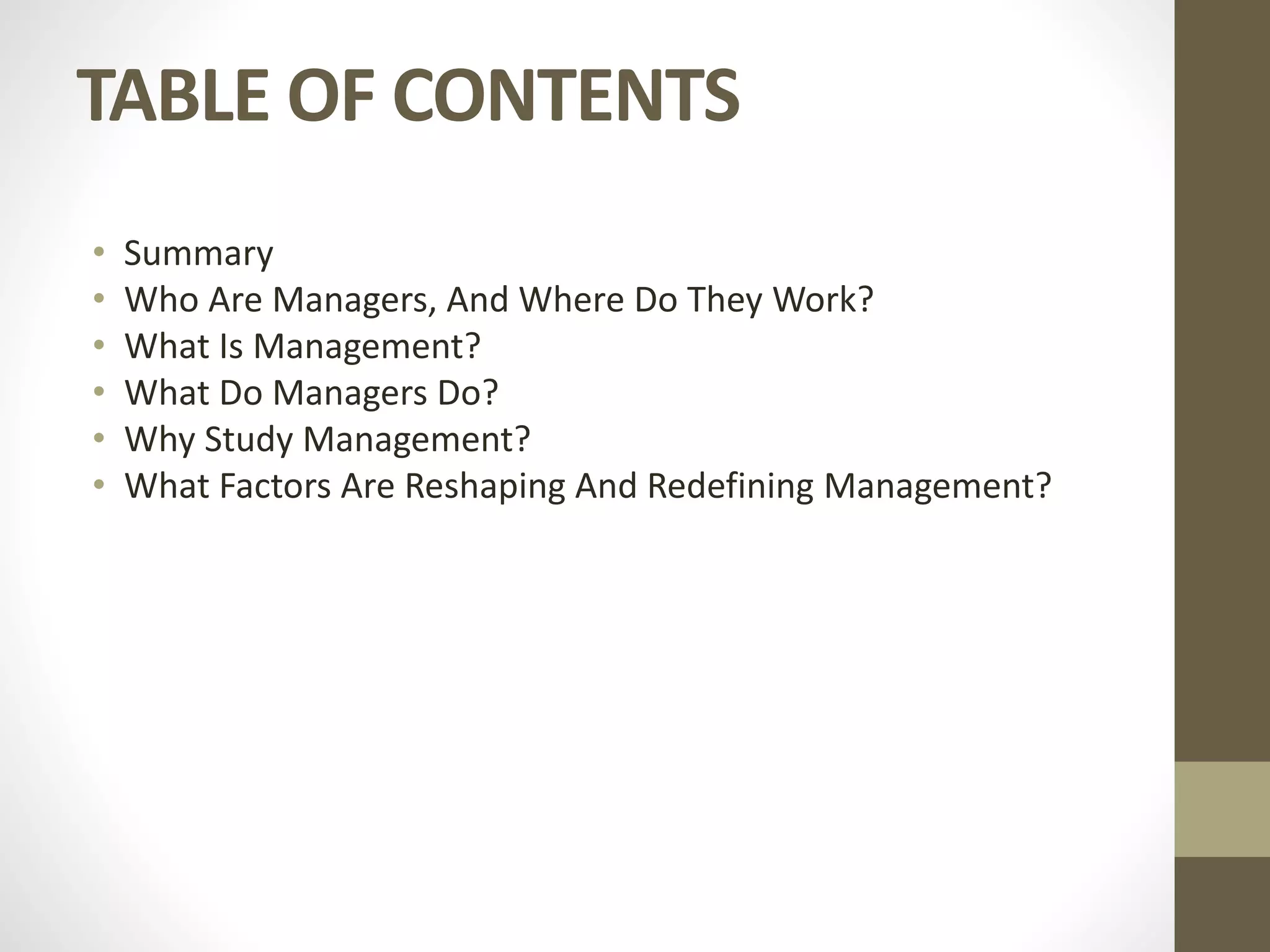 Chapter 1 : Foundations Of Management | PPTX