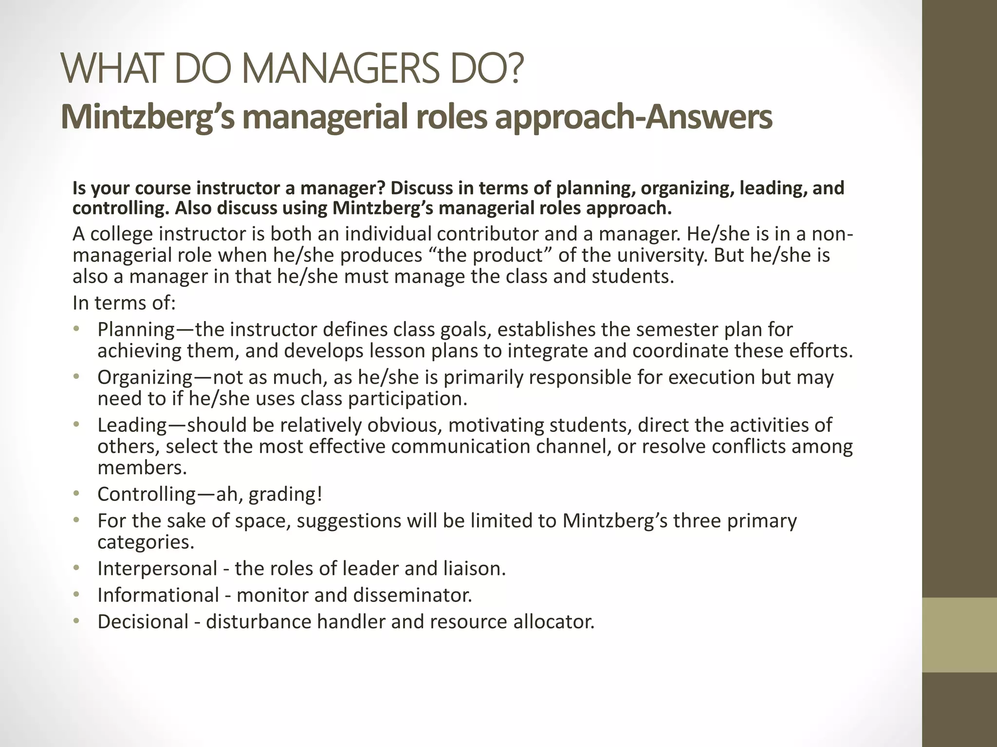 Chapter 1 : Foundations Of Management | PPTX