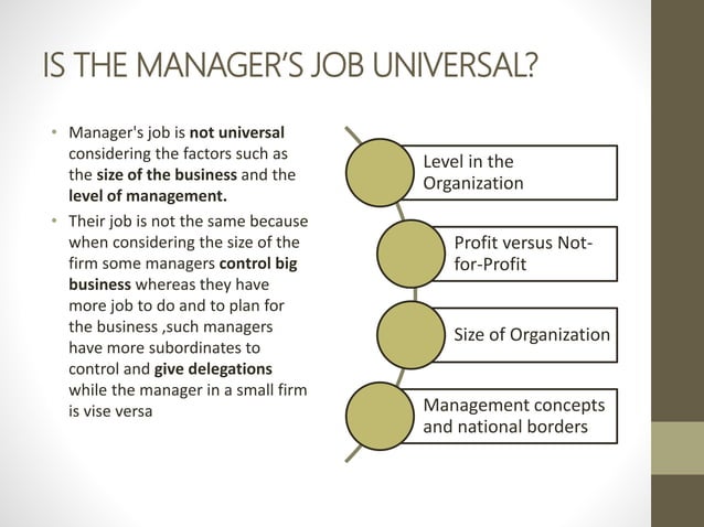 Chapter 1 : Foundations Of Management | PPTX | Executive Leadership ...