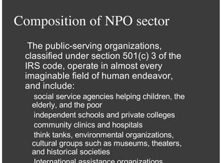 Chapter 1 on being non profit power point 1-1 | PDF