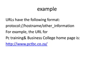 Chapter 1 one html | PPT