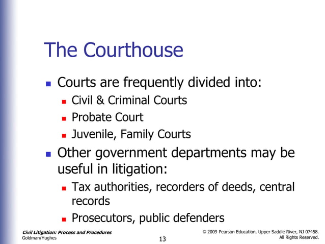 Chapter 1 one paralegal in civil litigation civ lit 2nd | PPT