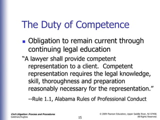 Chapter 1 one paralegal in civil litigation civ lit 2nd | PPTX