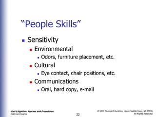 Chapter 1 one paralegal in civil litigation civ lit 2nd | PPTX