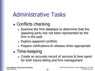 Chapter 1 one paralegal in civil litigation civ lit 2nd | PPTX
