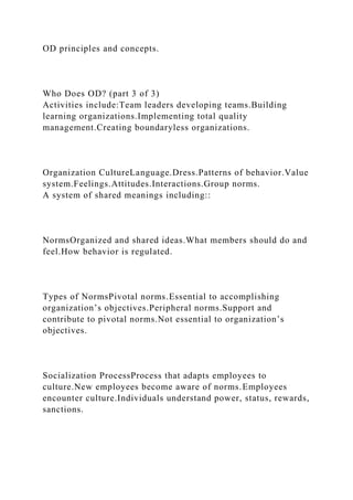 Chapter 1Organization Development and Reinventing the Or.docx