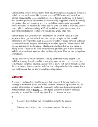 Chapter 1 organizing data vantage domain action and validity | DOCX | Computer Networking ...