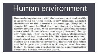 Chapter 1 our environment for class 7 | PPTX