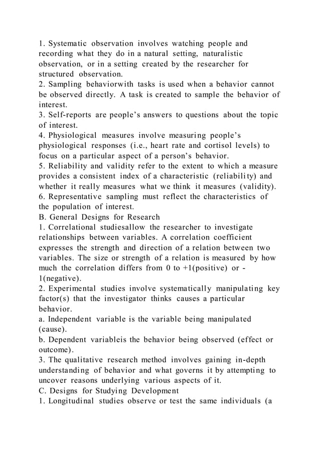 Chapter 1 OutlineI. Thinking About DevelopmentA. What Is Hum | PDF