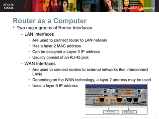 Chapter 1 Overview - Introduction to Routing and Packet Forwarding | PPT