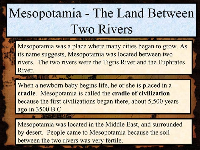 Chapter 1 Overview Mesopotamia | PPT