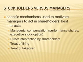 Chapter 1 overview of financial management | PPTX