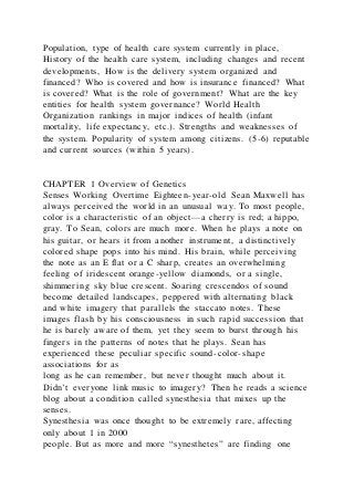 Chapter 1 Overview of geneticsQUESTIONS FOR RESEARCH AND DISCUSS | PDF