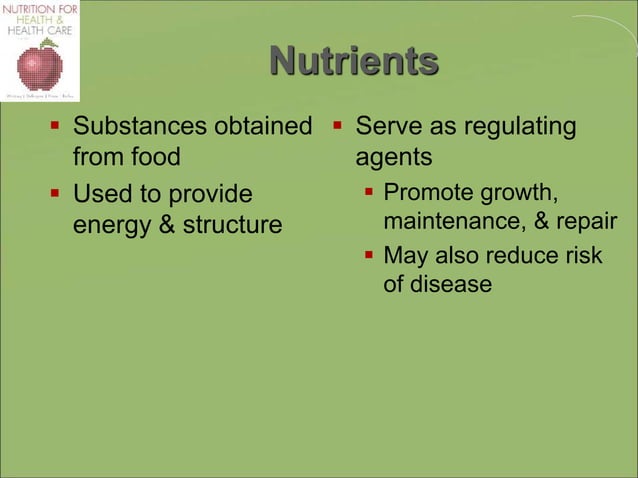 chapter1 Overview of Nutrition and Health.ppt