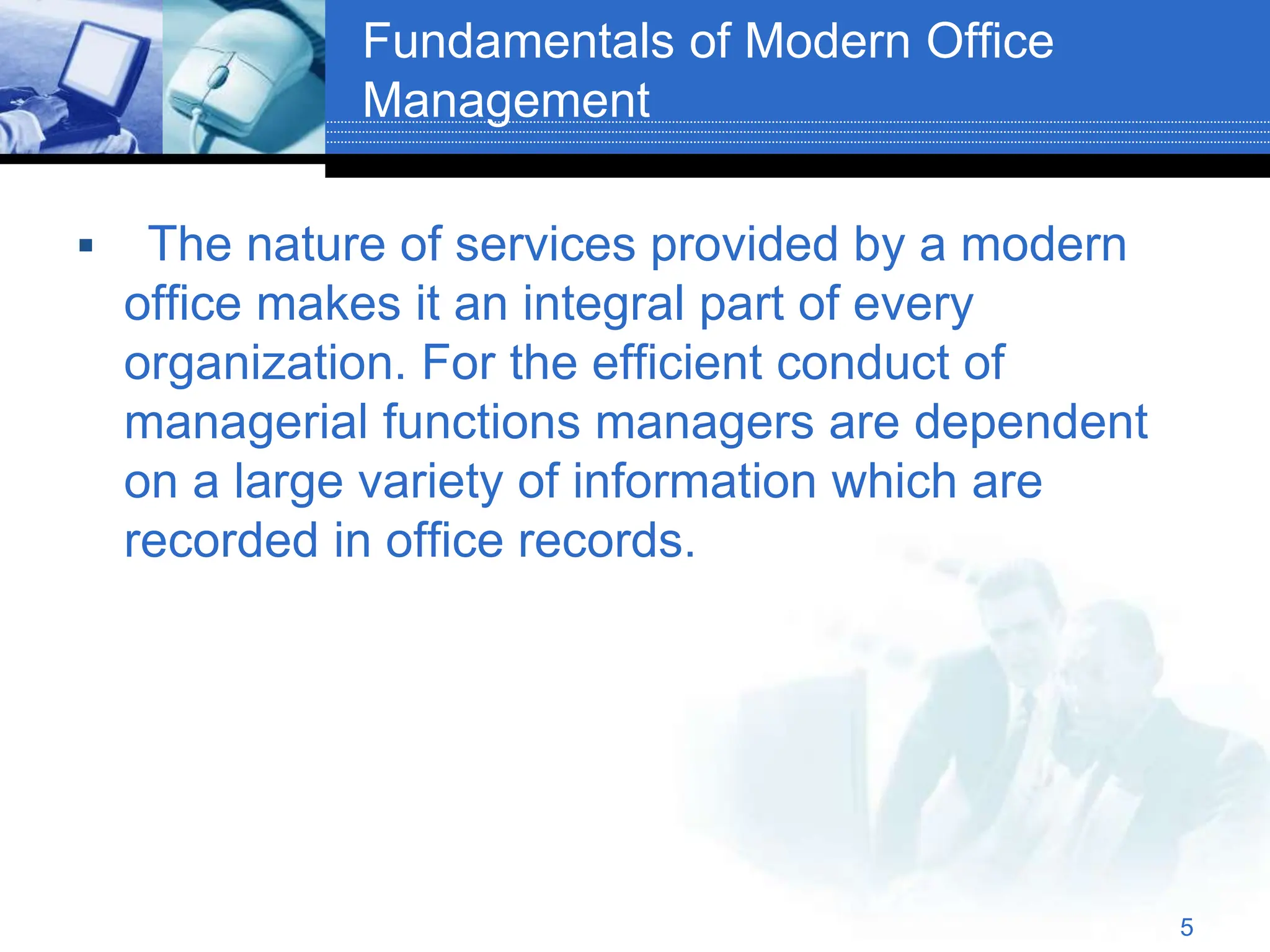 chapter1 overview of OFFICE MANAGEMENT - نسخة.ppt