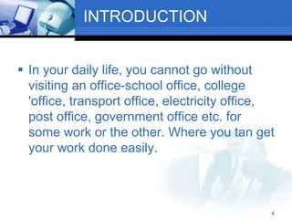 chapter1 overview of OFFICE MANAGEMENT - نسخة.ppt | Business | Business ...