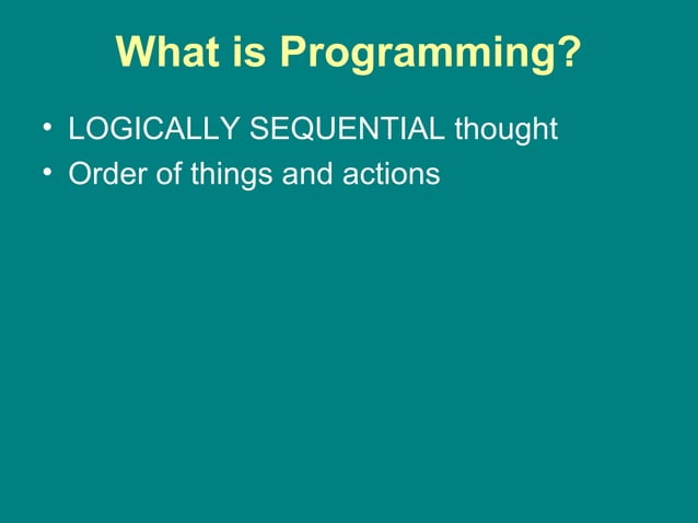 Chapter 1 Overview Of Programming And Problem Solving Pps Programming Languages Computing
