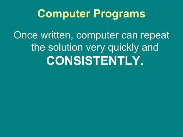 Chapter 1 Overview Of Programming And Problem Solving Pps Programming Languages Computing
