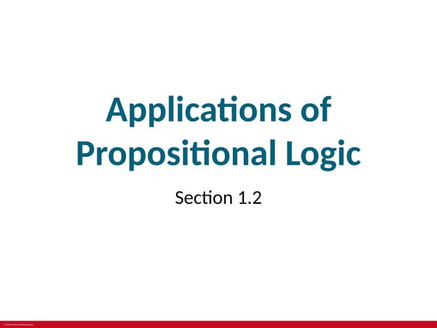 Chapter1 part1 : PROPOSITIONAL LOGIC || DISCRETE MATHEMATICS | PPTX
