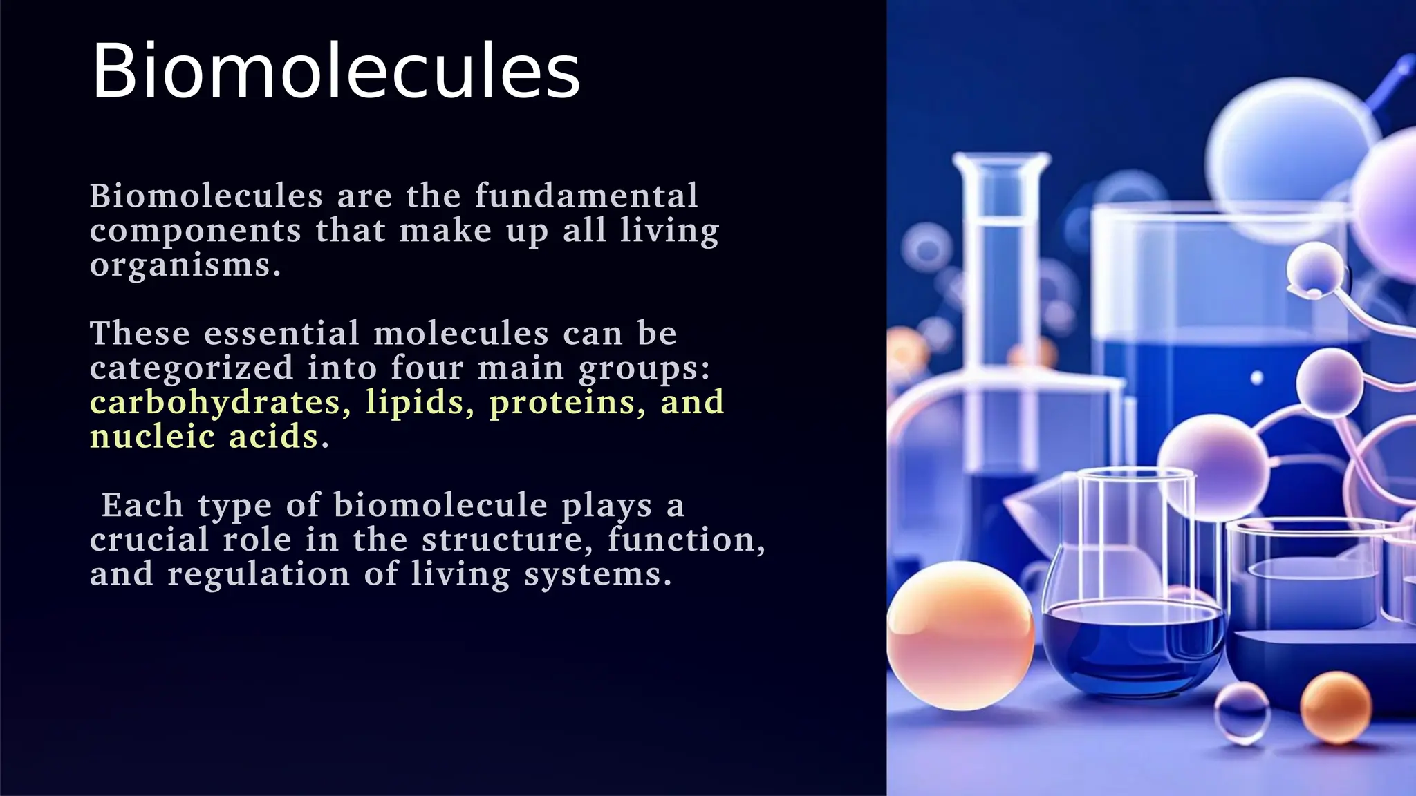 biomolecules there importance and functions | PDF