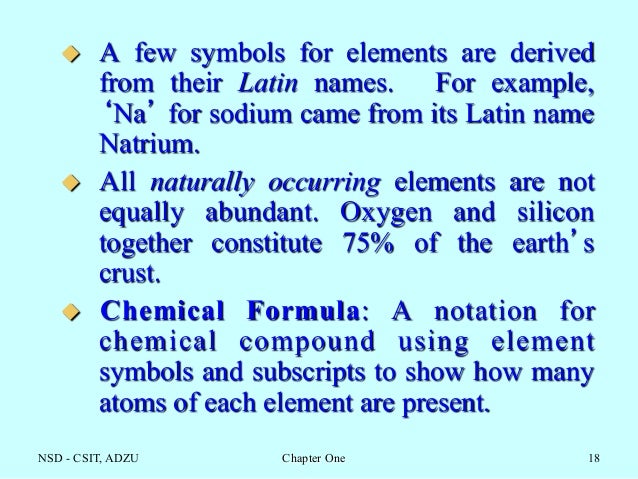 CHEM CHAPTER 1 PART 1