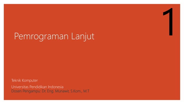 Materi : Chapter 1 Pemrograman Lanjut.pdf
