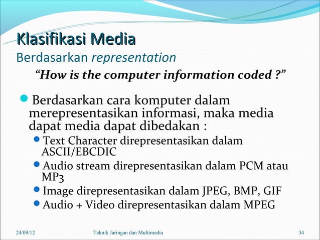 Chapter 1 pengenalan multimedia | PPT