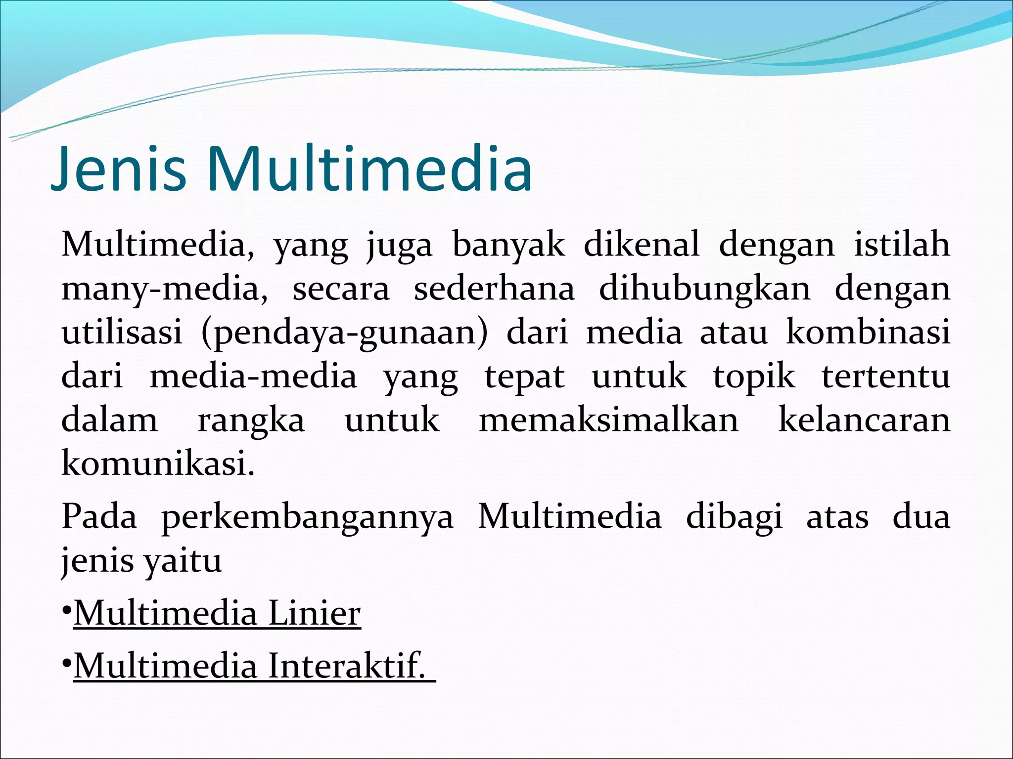 Chapter 1 pengenalan multimedia | PPT