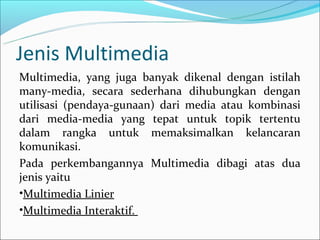 Chapter 1 pengenalan multimedia | PPT