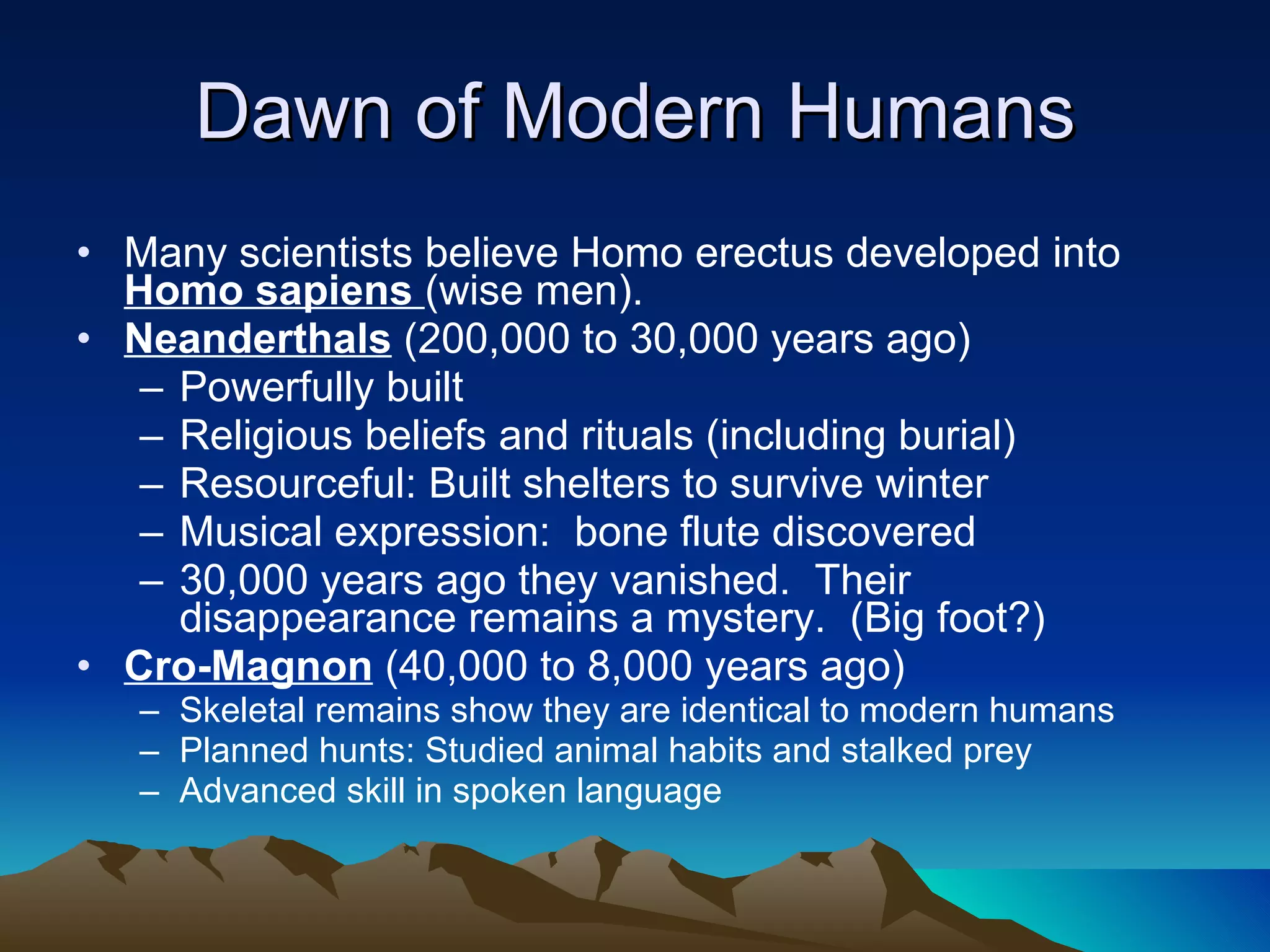 Chapter 1 – peopling of the world | PPT