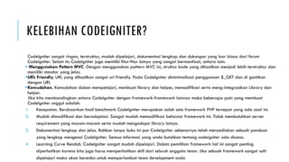 Chapter 1 perkenalan code igniter 2.0 | PDF