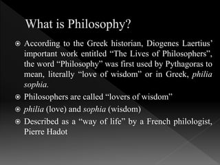 Chapter 1 philosophy | PPTX