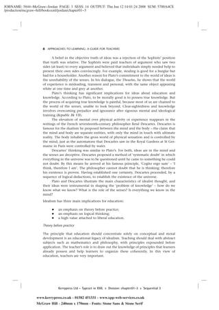 Chapter 1 philosophy of education 3 catrgo (1) (1) | PDF