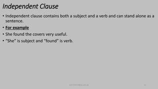 Chapter 1 phrase, clause and sentence structure | PPTX