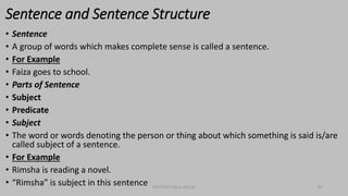 Chapter 1 phrase, clause and sentence structure | PPTX