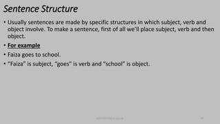 Chapter 1 phrase, clause and sentence structure | PPTX