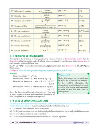 class 11 physical quantities | PDF