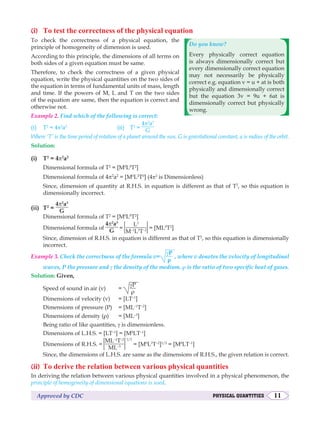 class 11 physical quantities | PDF