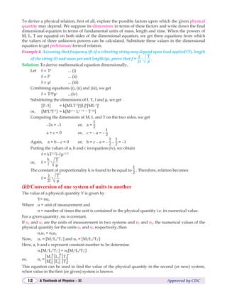 class 11 physical quantities | PDF