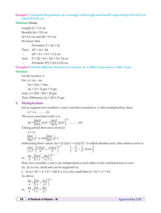 class 11 physical quantities | PDF