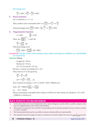 class 11 physical quantities | PDF