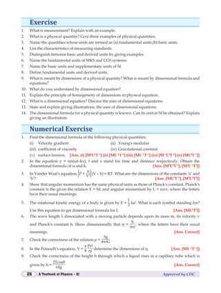 class 11 physical quantities | PDF